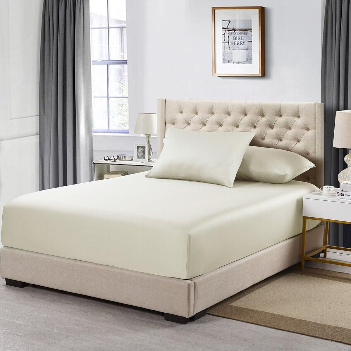 Fitted Sheet Only, Extra Deep Pocket, High Thread Count Cotton Bottom Sheet - Walmart.com