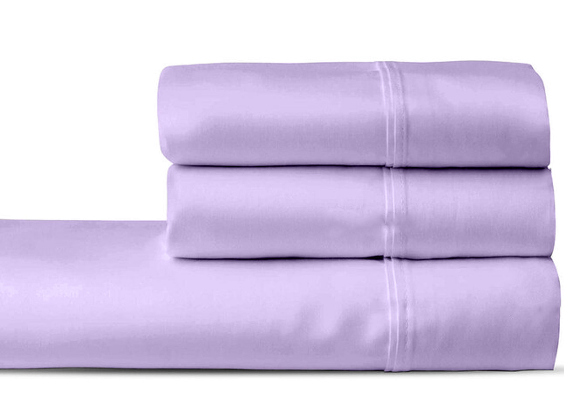 3 PC Set 1000 Thread Count 100% Egyptian Cotton, 28" Deep Pocket Lilac ...