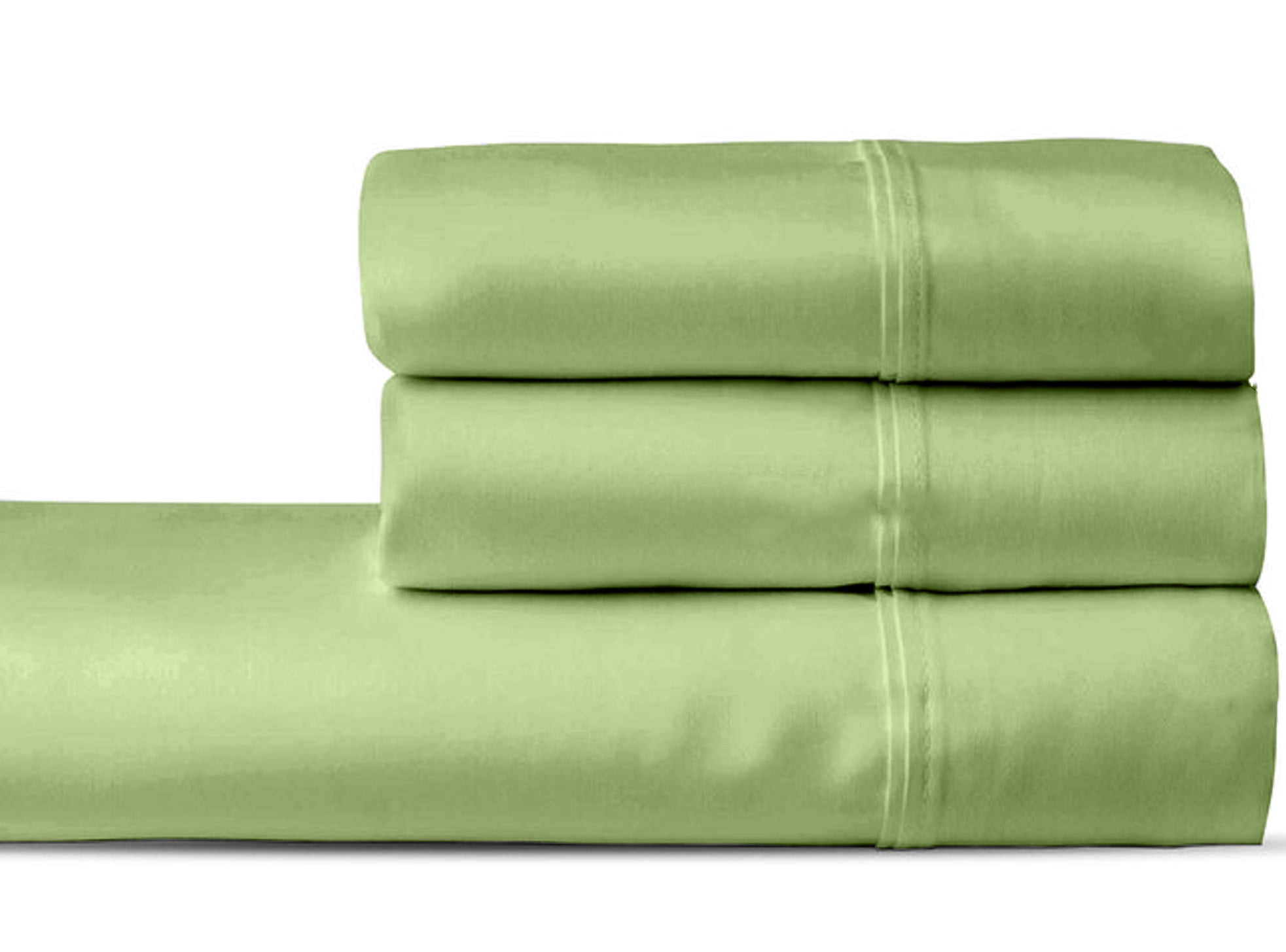 3 PC Set 1000 Thread Count 100% Egyptian Cotton, 28" Deep Pocket Sage ...