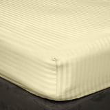 Fitted Sheet Set 3 Piece , 100% Egyptian Cotton 30" Deep Pocket Fitted ...