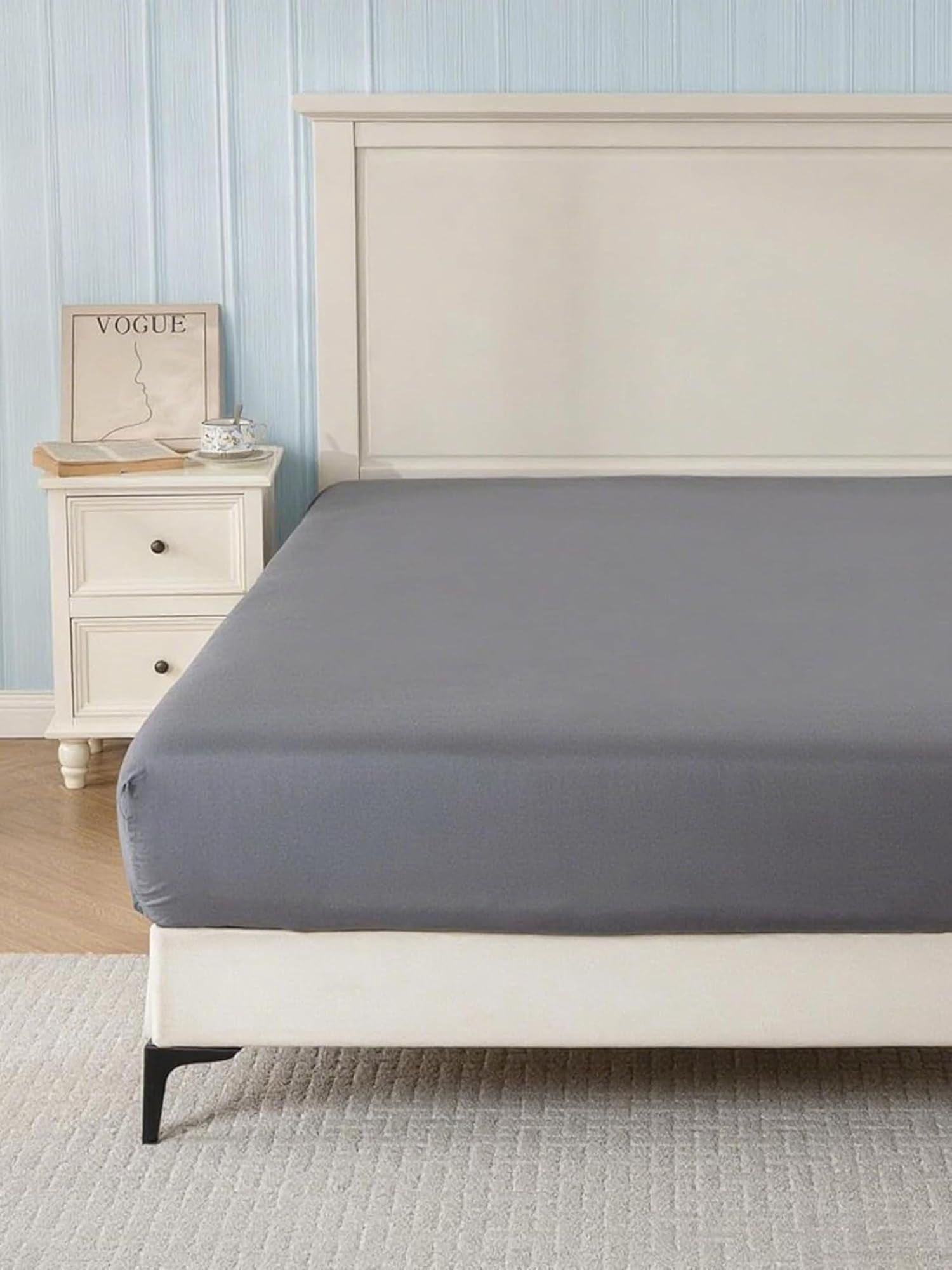 Fitted Sheet Size - 16 inch Deep Pocket Bed Sheet - Soft Prewashed ...