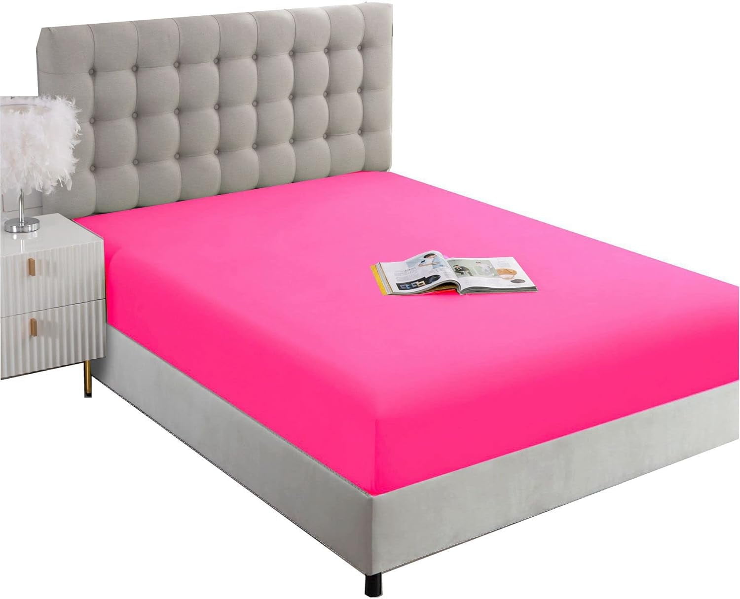 Fitted Sheets, 500-TC Egyptian Cotton, Small Double (48" x 75") Size ...