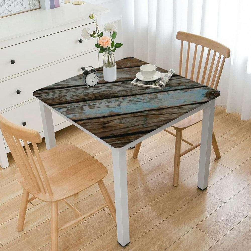 Fitted Square--Elastic Edge Table Covers, for Kitchen Dining Picnic ...