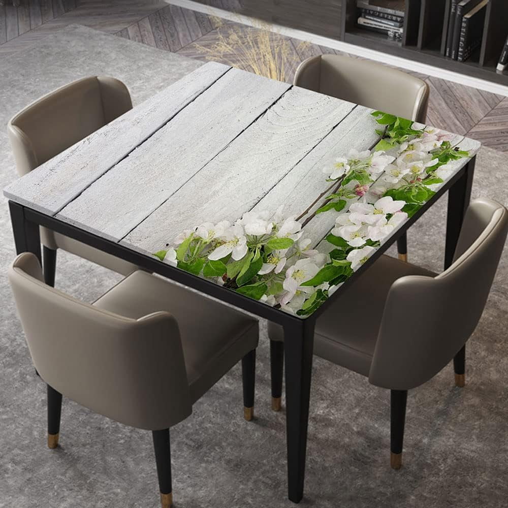 Fitted Table Cover Elastic Edged Polyester Waterproof Table Cloths ...