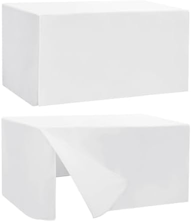 Fitted Table Covers for 6 Foot Tables - 72 x 30 Inch - 2 Pack Rectangle ...
