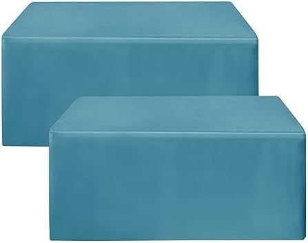 Fitted Table Covers for 6 Foot Tables - 72 x 30 Inch - 2 Pack Rectangle ...