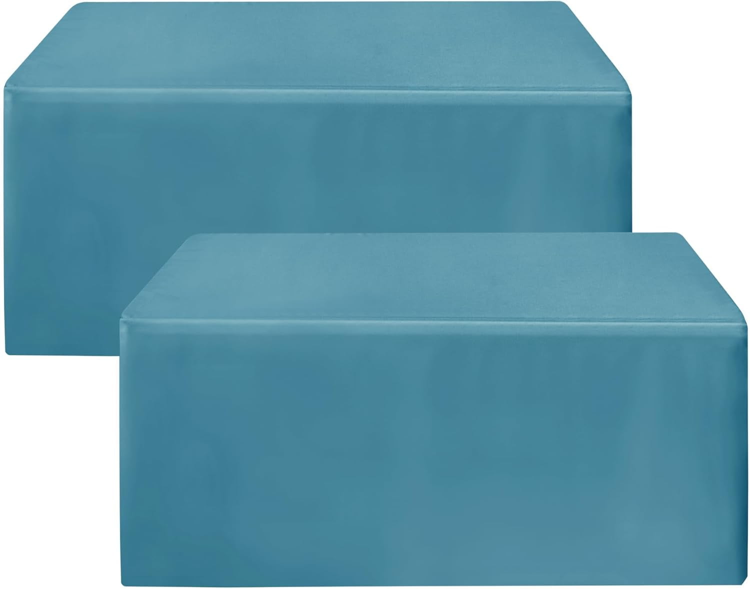 Fitted Table Covers for 6 Foot Tables - 72 x 30 Inch - 2 Pack Rectangle ...