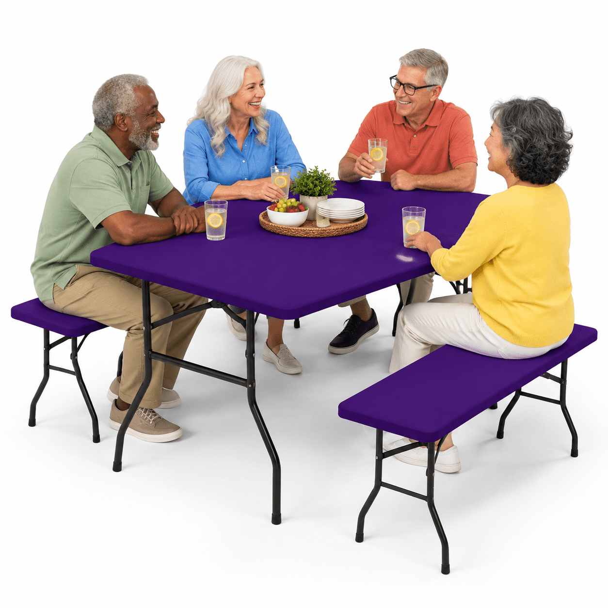 Fitted Tablecloth For 8 Foot Rectangle Tables-outdoor Picnic Table ...