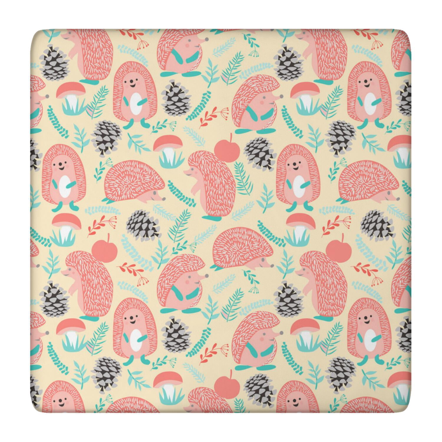 Fitted Tablecloth with Farmhouse Floral and Bee Illustration, Waterpro ...