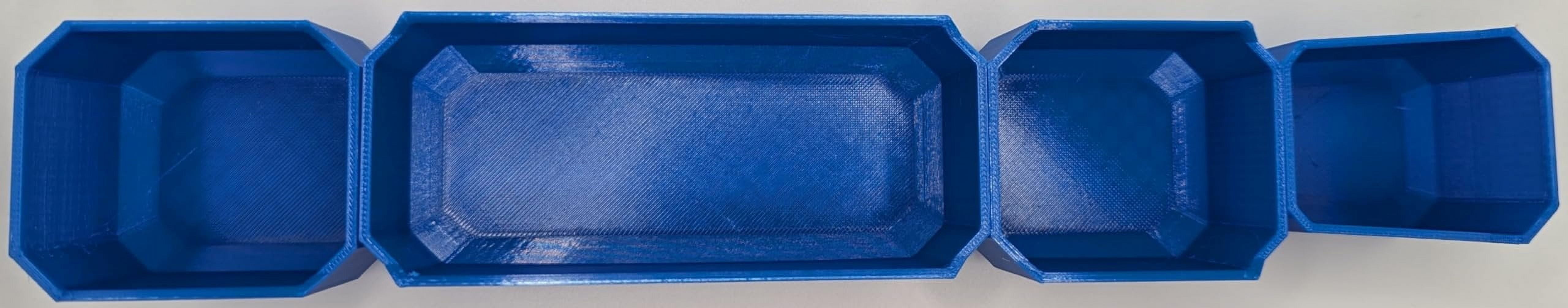 Fitter Critter Square Slim Low Profile Bins/Organizers/Dividers/Small ...