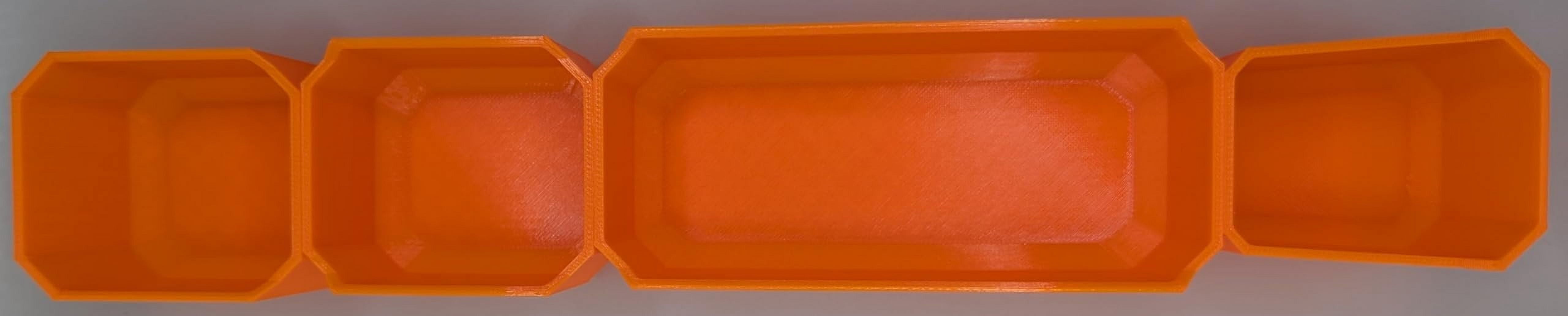 Fitter Critter Square Slim Low Profile Bins/Organizers/Dividers/Small ...
