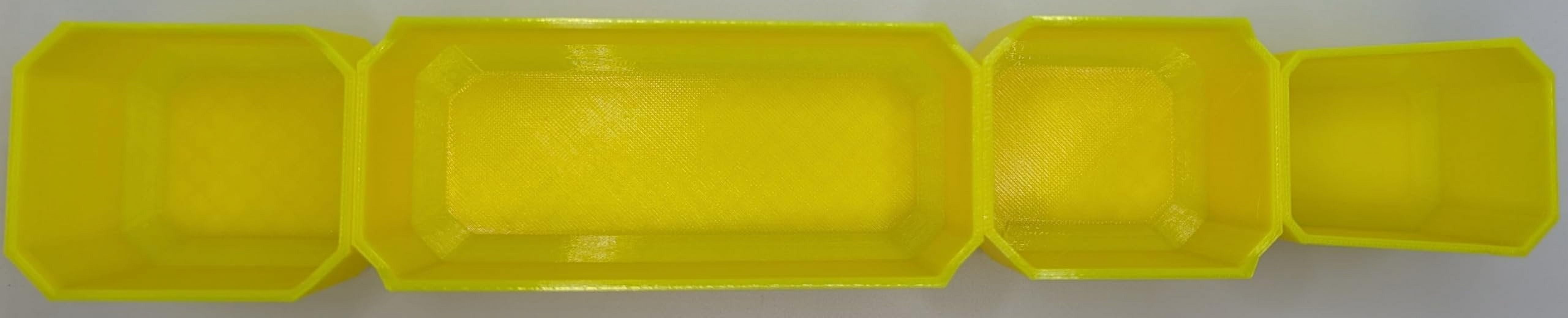 Fitter Critter Square Slim Low Profile Bins/Organizers/Dividers/Small ...