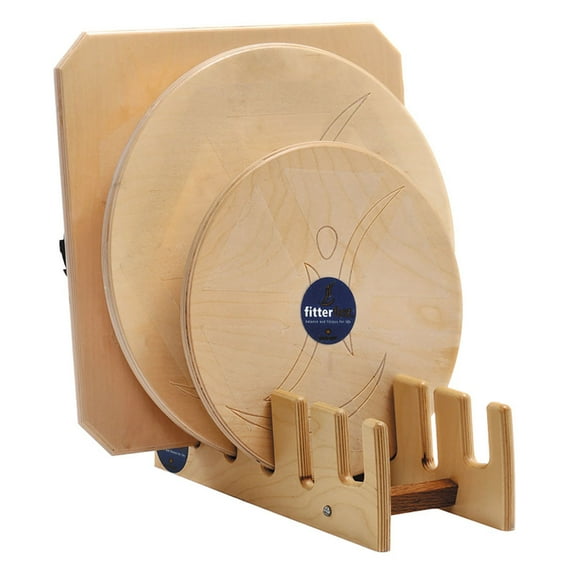 Fitter wobble board set, 3 boards w/stand - Walmart.com
