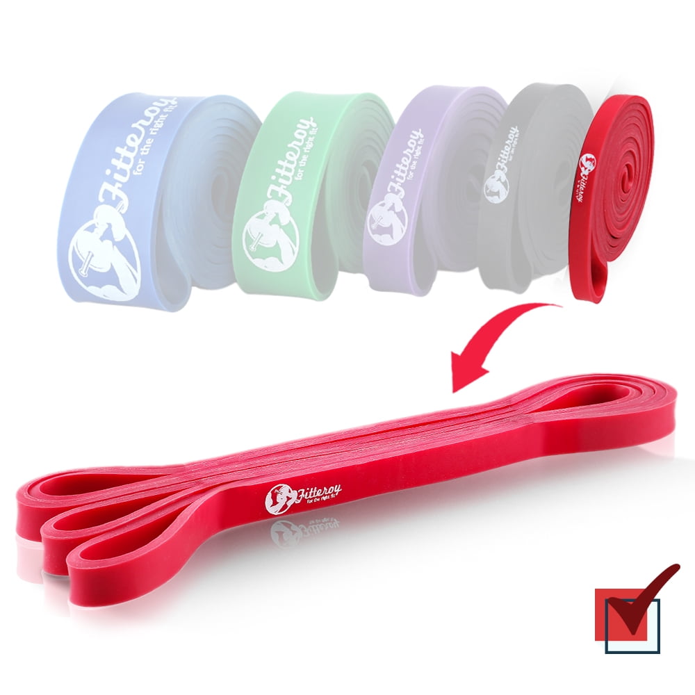 Fitteroy Pull Up Assist Band – Heavy Duty 41” Resistance Powerlifting ...