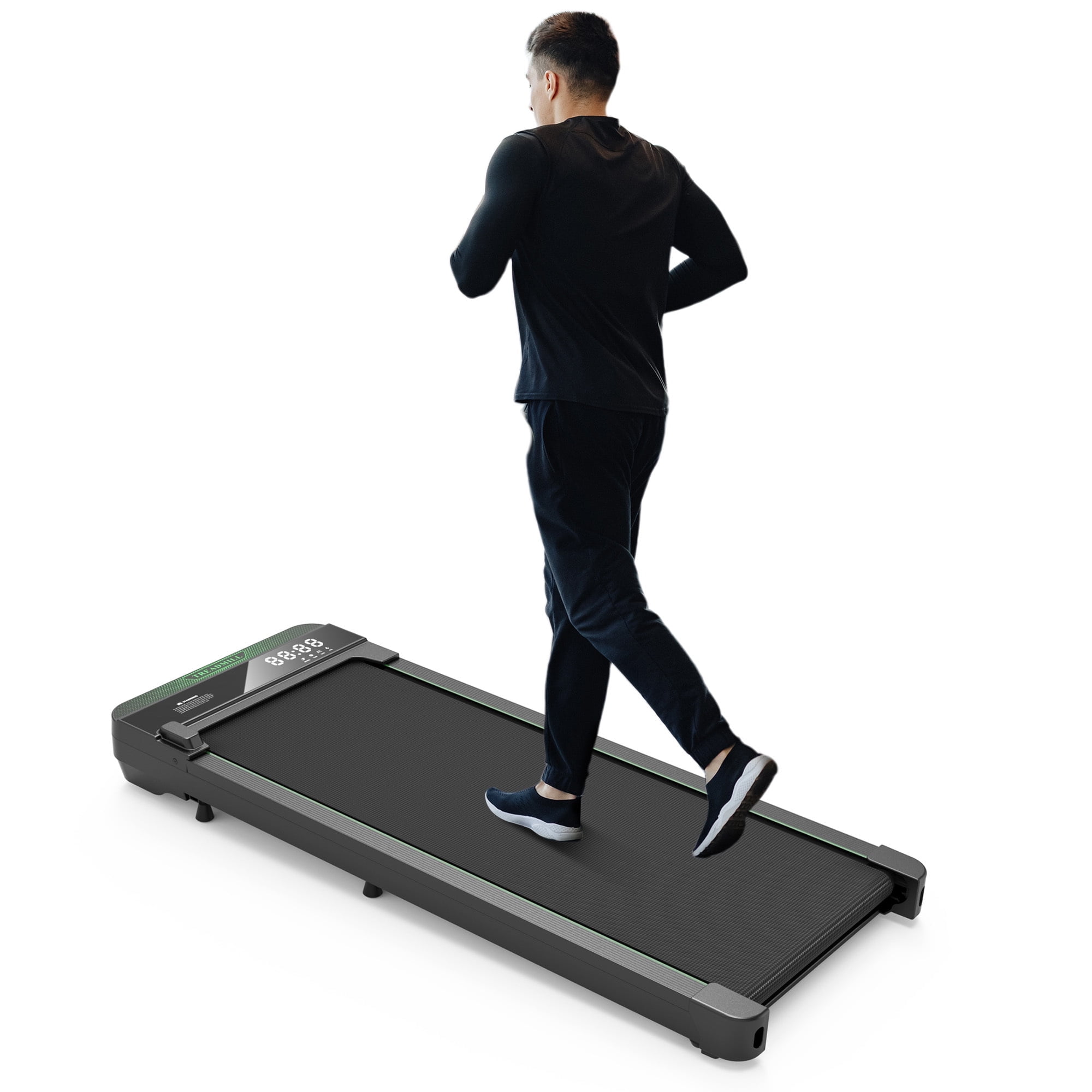 Fitti Under Desk Treadmill Walking Pad with Incline for Home and Office ...