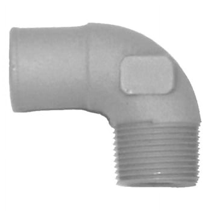 Fitting 90º Crusader V6 V8 w/Log Style1" NPT 1 1/4" Hose Pro #: 18-8112 ...