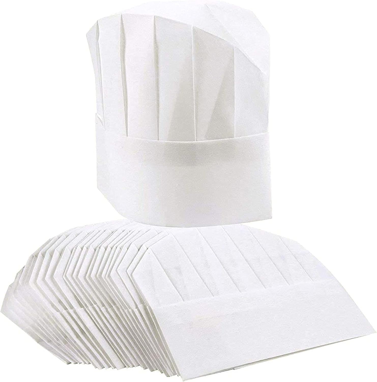 40 Pack Chef Hats for Kids, Adults - Bulk Adjustable Disposable Bakery ...