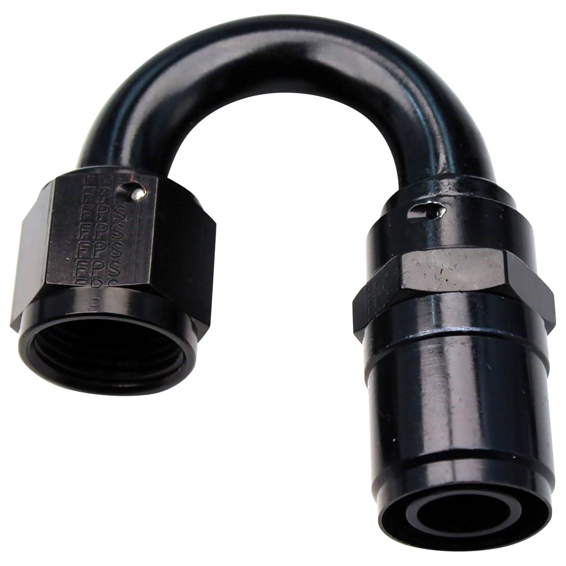 Fitting, Hose End, Crimp On, 180 Degree, 6 An Hose Crimp To 6 An Female ...