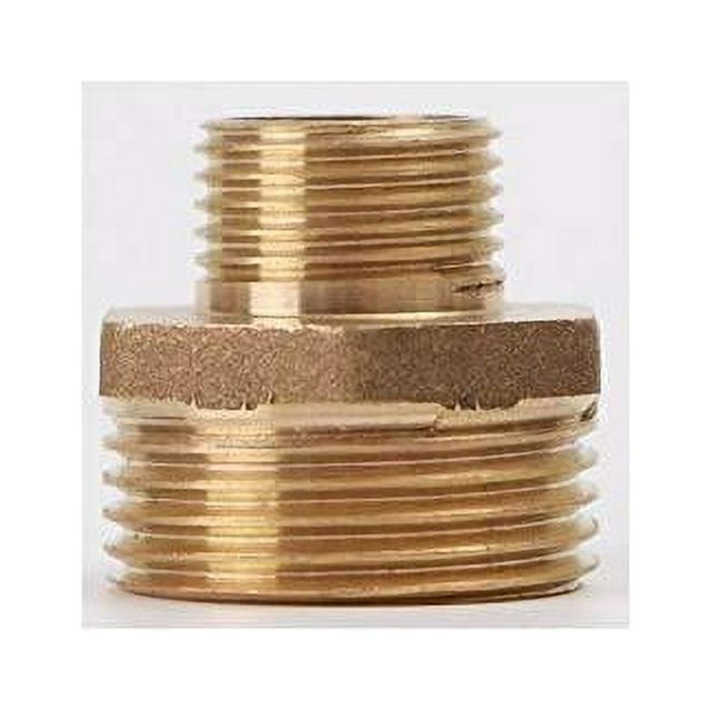 Fitting Pipe Male BSP BSPP Reducer 1” To 1/2" Adapter Brass - Walmart.com