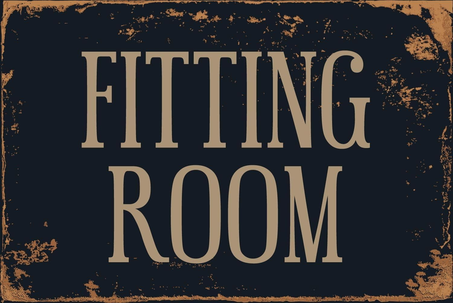 Fitting Room Metal Tin Signs-Metal Tin Exquisite Wall Art Decor Inspirational Gift Positive ...