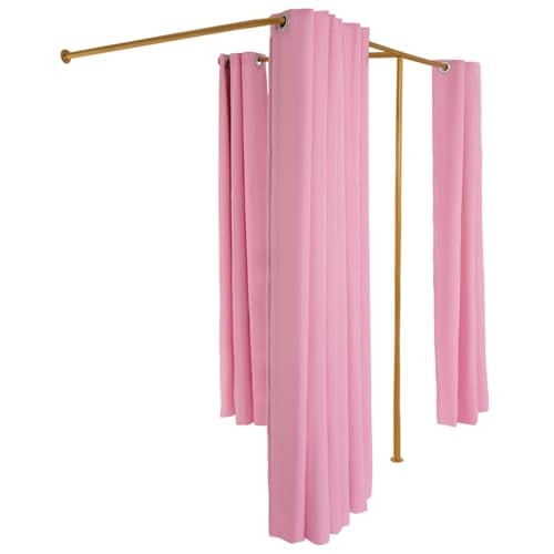 Fitting Room for Two, Portable F-Shaped Dressing Room with 3 Shading ...