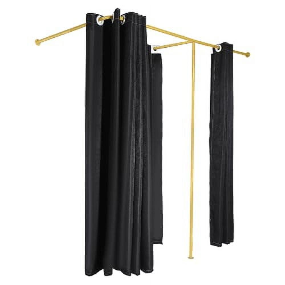 Fitting Room for Two, Portable F-Shaped Dressing Room with 3 Shading ...