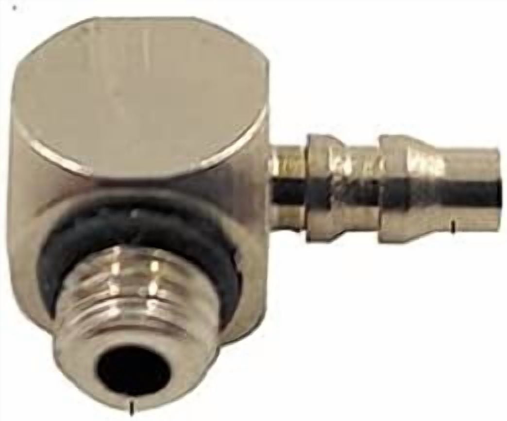 Fitting UNF 10-32 Male to 5/32" or 4mm Hose ID Barb 90 Degree Elbow Air ...