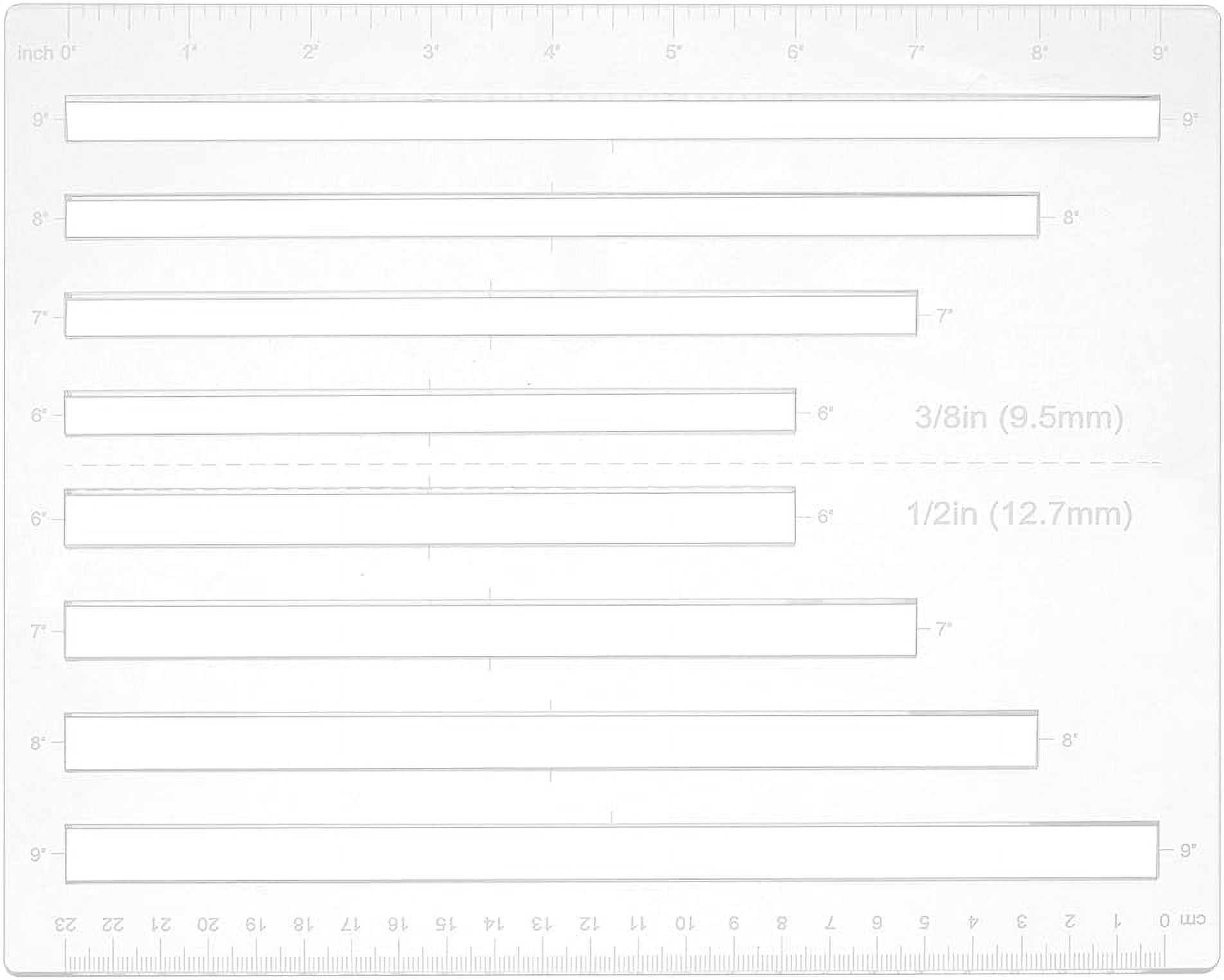 Fitting store Zipper Pocket Template for 6/7/8/9 inch Zippers Measuring ...