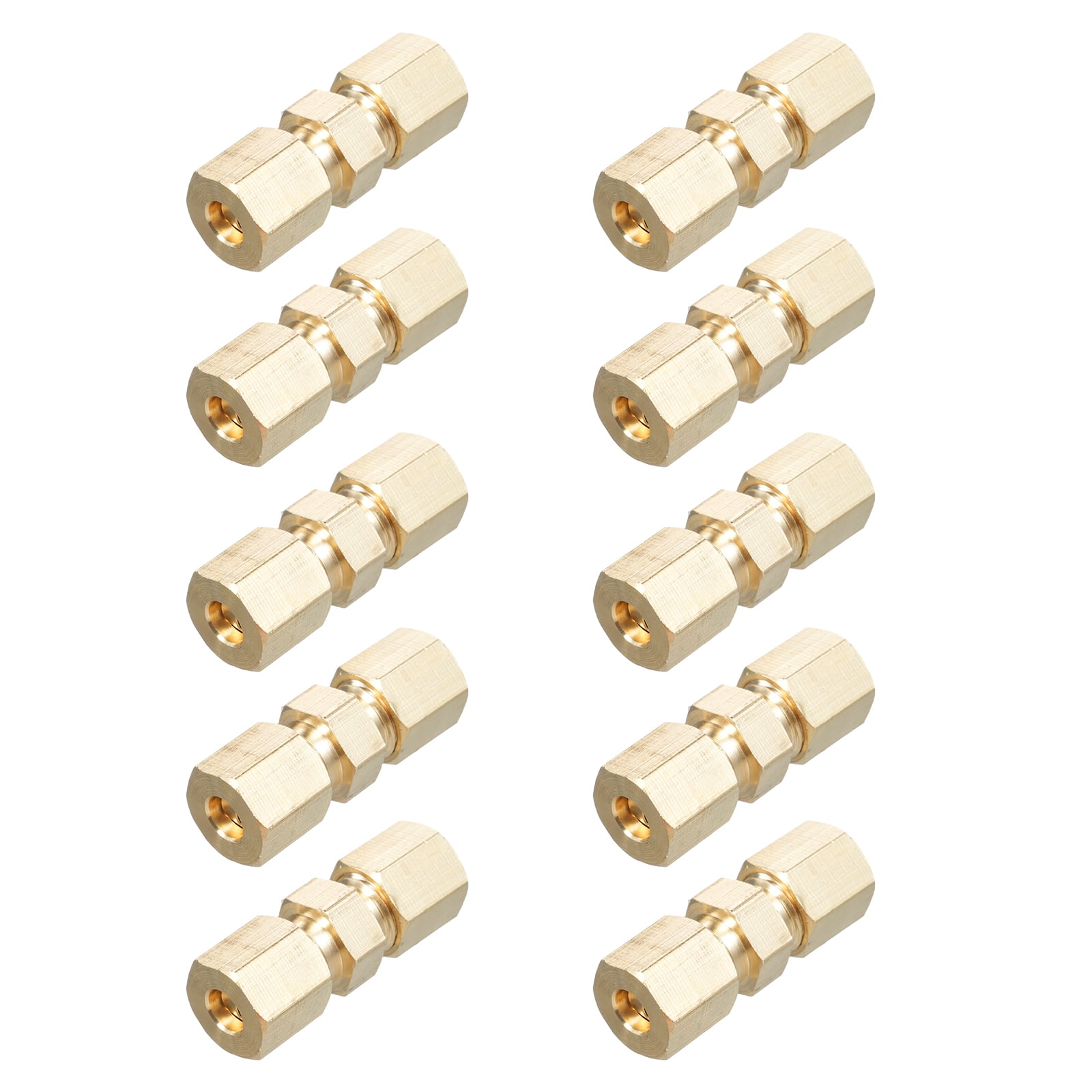 Fittings 3/16inch Compression Fitting Copper Compression Tube Fitting ...
