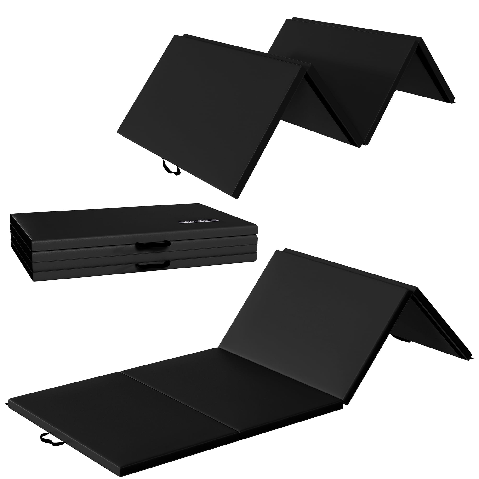 BalanceFrom Folding Exercise Mat, 10ft x 4ft Four Fold Exercise Mat ...