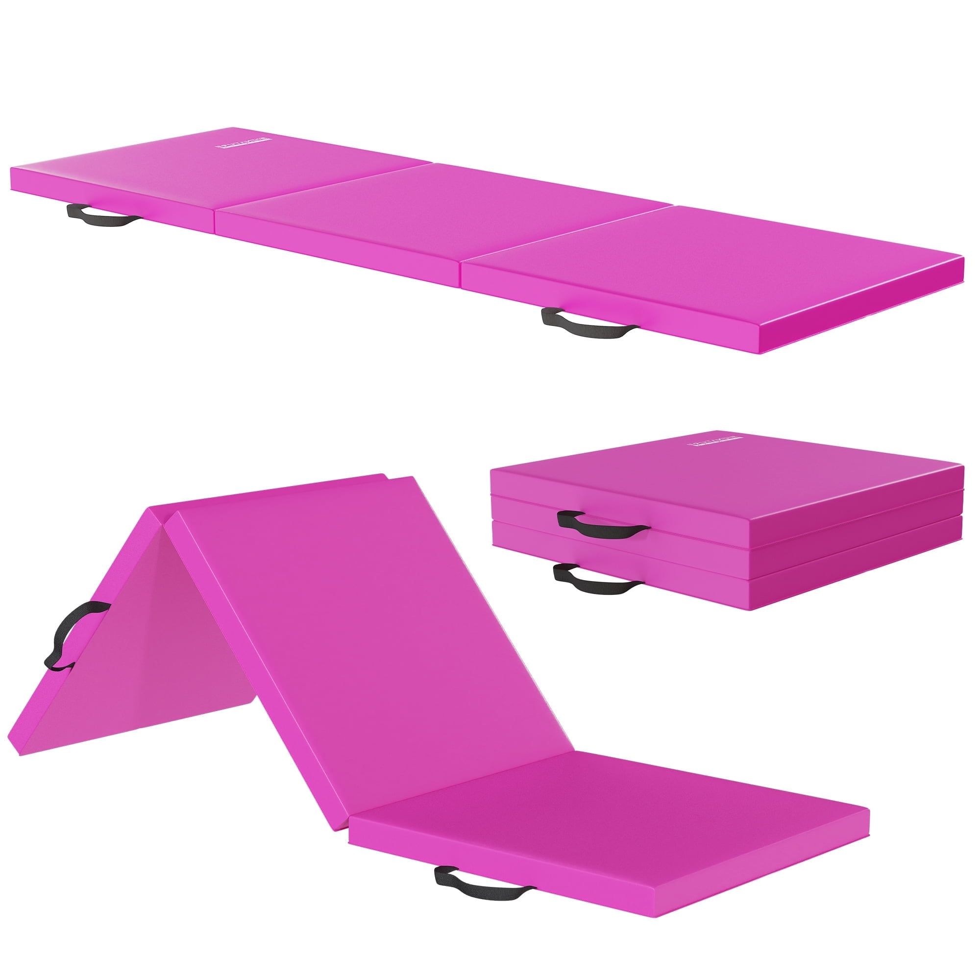 BalanceFrom Folding Exercise Mat, 2ft x 6ft Three Fold Exercise Mat ...