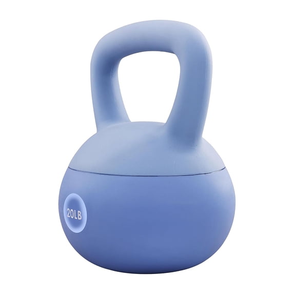 Fitvids Soft Kettlebell with Ergonomic Grip, Iron & Sand Filled, 20 ...