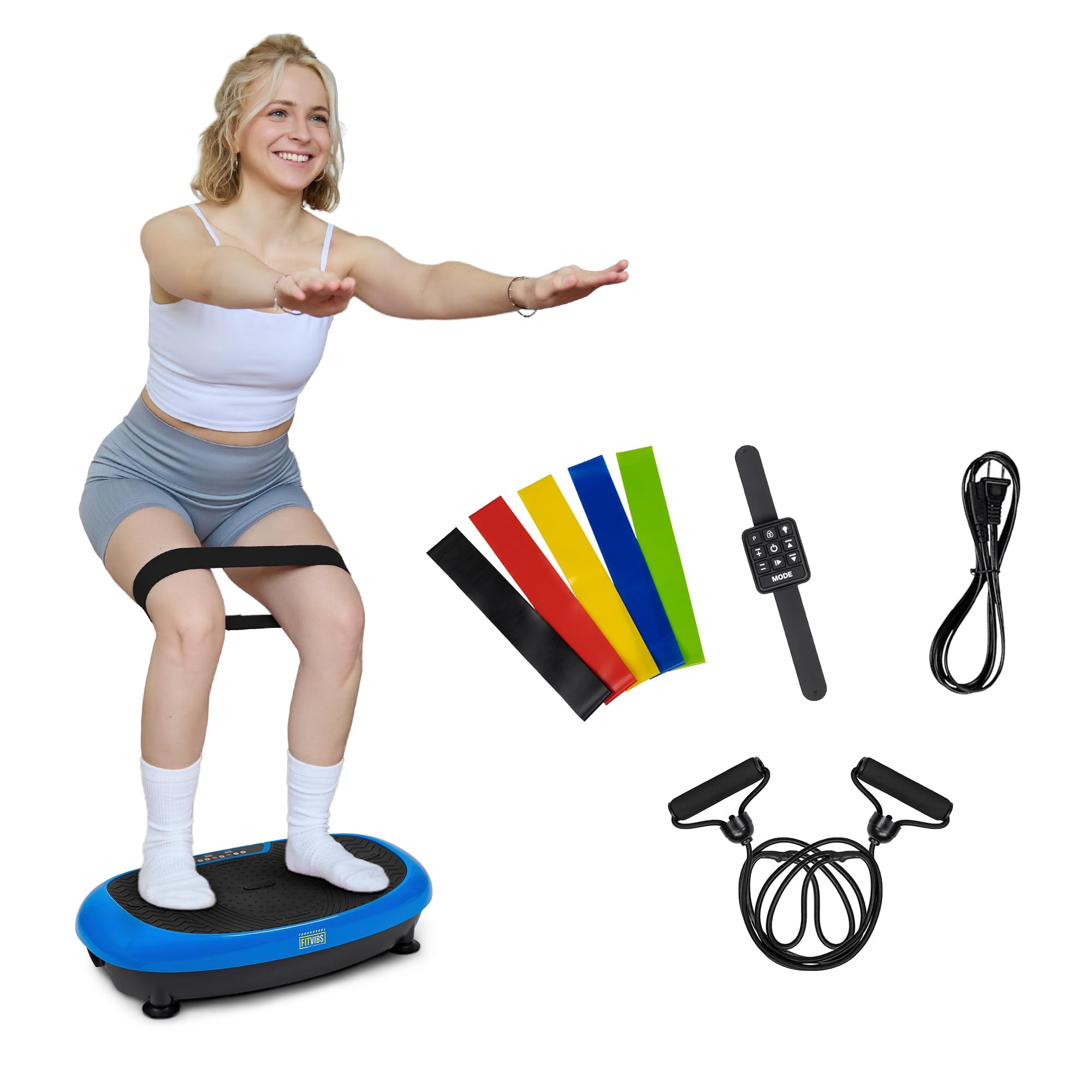 Fitvids Vibration Plate Exercise Machine Workout Vibration Fitness ...