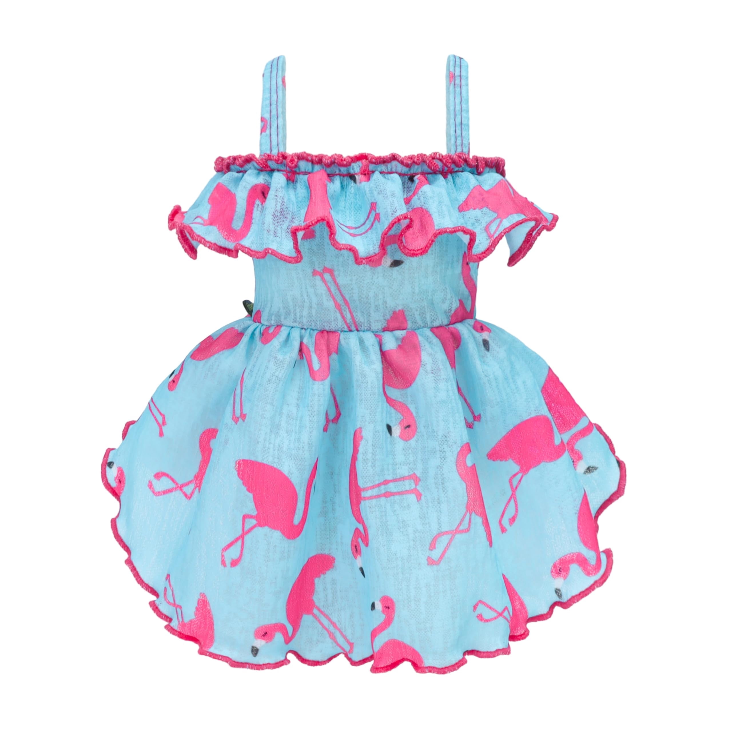 Fitwarm Flamingo Dog Dress, Summer Dog Clothes for Small Dogs Girl ...