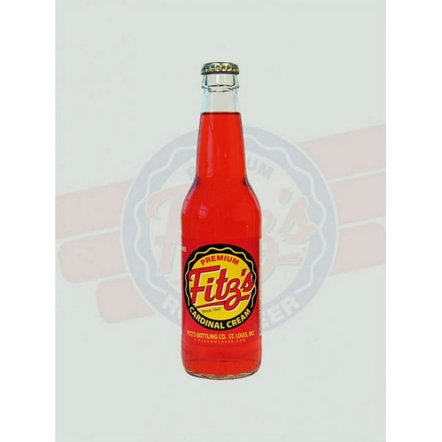 Fitz's Premium Cardinal Cream Soda, 12 Fl. Oz., 4 Count - Walmart.com
