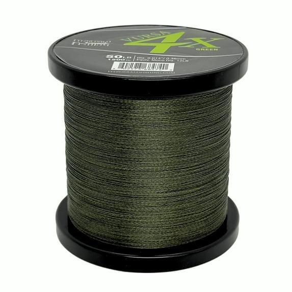 Fitzgerald Vursa 4X Braided Fishing Line, 65 Lb 1500 Yds Green ...