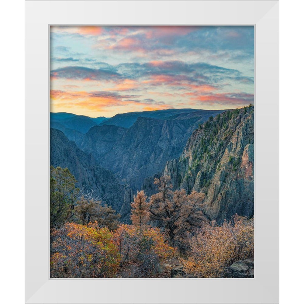 Fitzharris, Tim 15x18 White Modern Wood Framed Museum Art Print Titled - Tomichi Point-Black ...