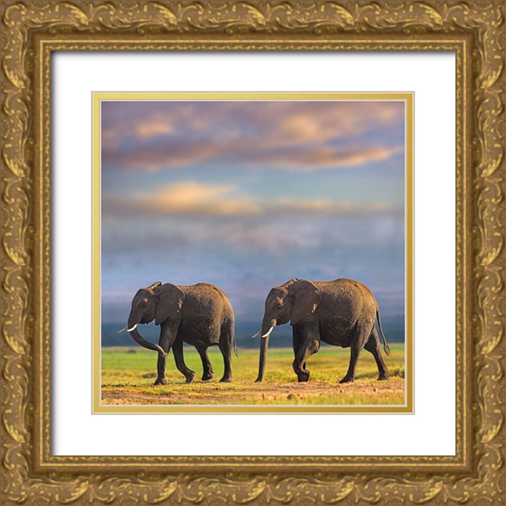 Fitzharris, Tim 20x20 Gold Ornate Wood Framed with Double Matting ...