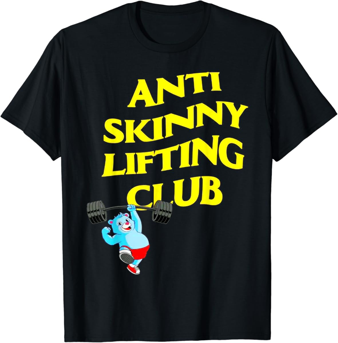 Fitzy Anti Skinny Lifting Club Weightlifting Bodybuilding Fitness T ...
