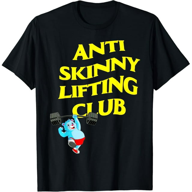 Fitzy Anti Skinny Lifting Club Weightlifting Bodybuilding Fitness T-Shirt Full Size S-5XL ...