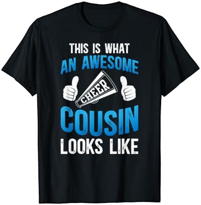 Fitzy Awesome Cheer Cousin Cheerleading Cousin Cheerleader Cousin T ...