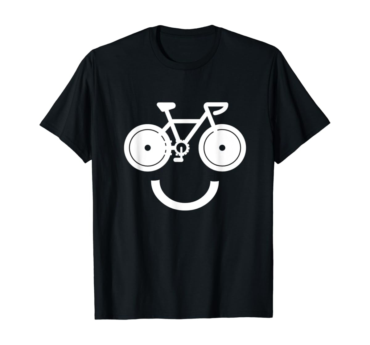 Fitzy Bicycle Smiley Face Racing Bike T-Shirt Full Size S-5XL - Walmart.com