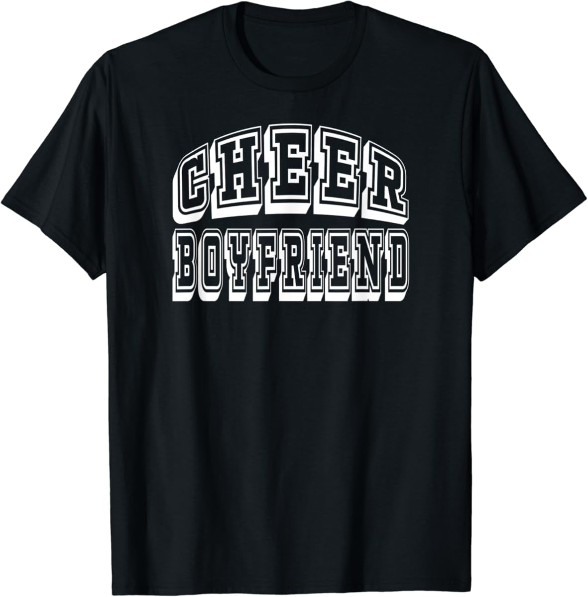 Fitzy Cheer Boyfriend Proud Cheerleader BF T-Shirt Full Size S-5XL ...