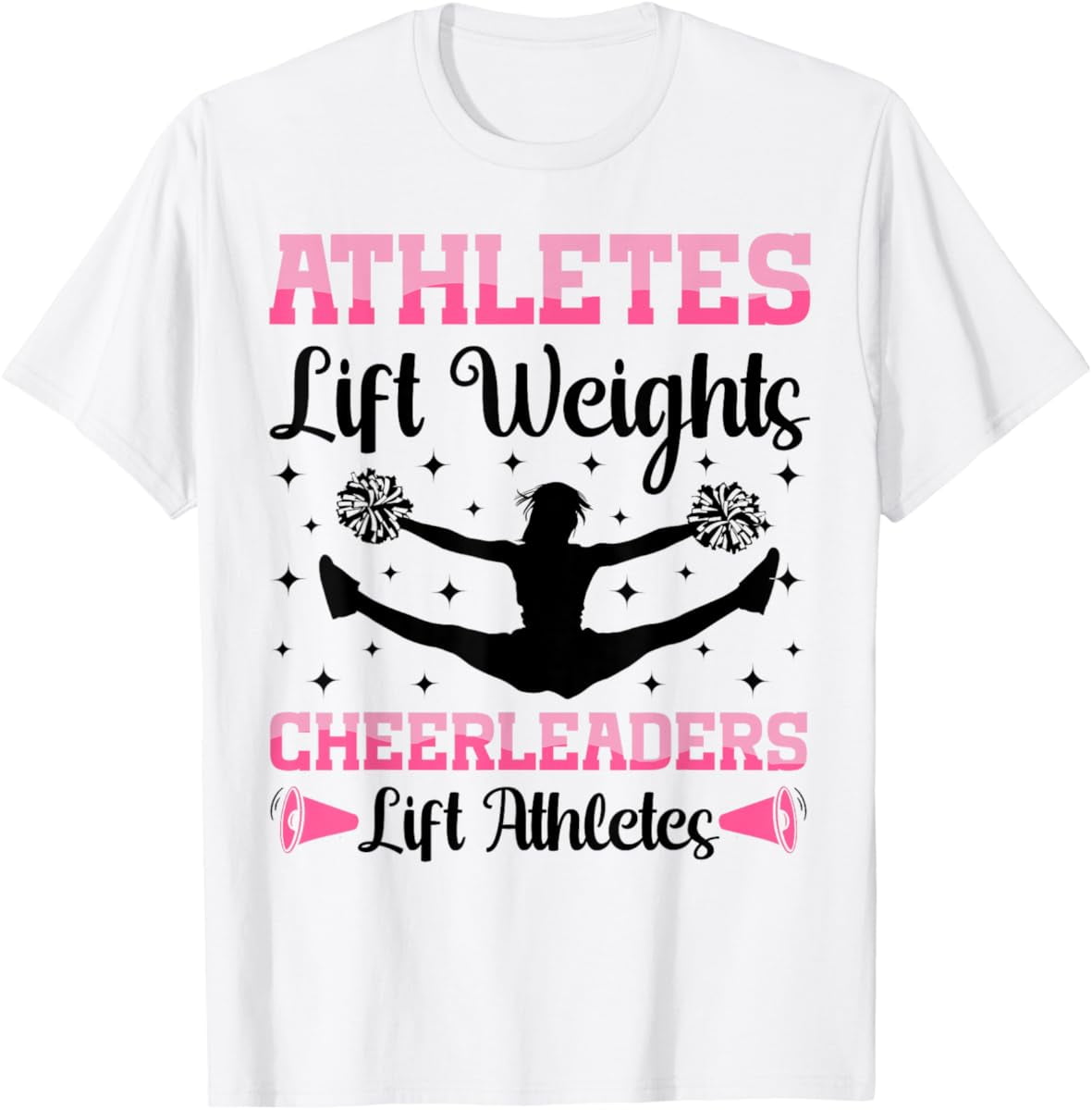 Fitzy Cheer Cheerleading Athletes Lift Weights Cheerleaders Lift T ...