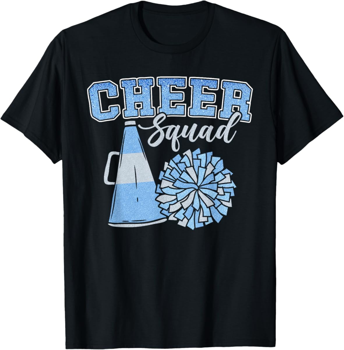 Fitzy Cheerleader Cheer Squad Cheerleading Carlina Blue Team T-Shirt ...