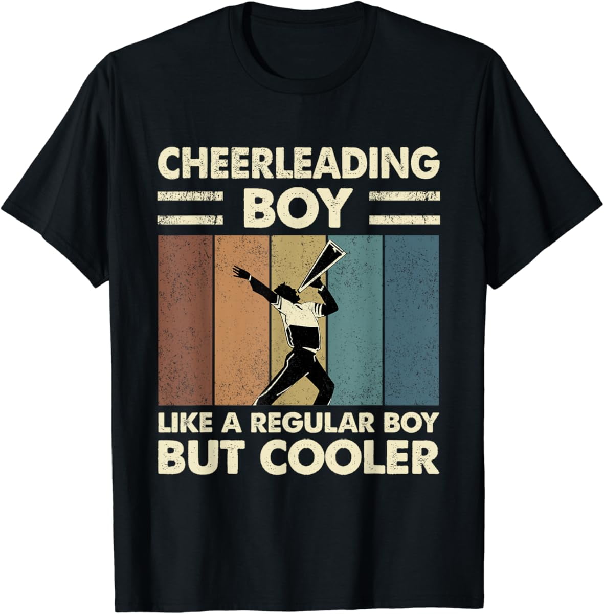 Fitzy Cheerleading Boy Like A Regular Boy But Cooler T-Shirt Full Size S-5XL - Walmart.com