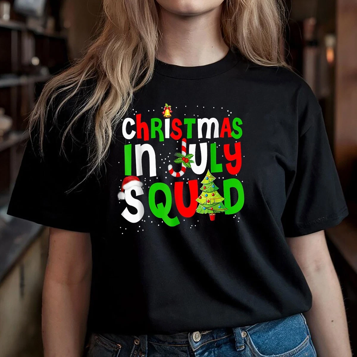 Fitzy Christmas In July Summer Squad Unisex T-Shirt Gift for Men Women ...