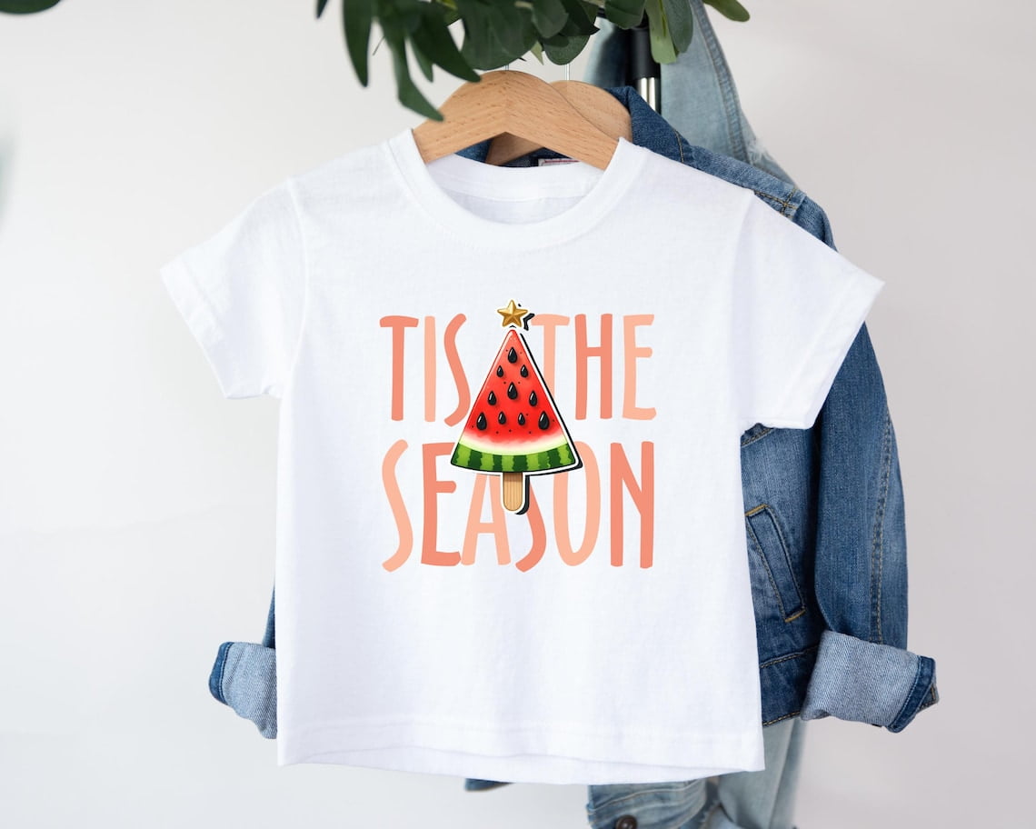 Fitzy Christmas in July Shirt, Watermelon Ice Cream T-Shirt, Summer ...