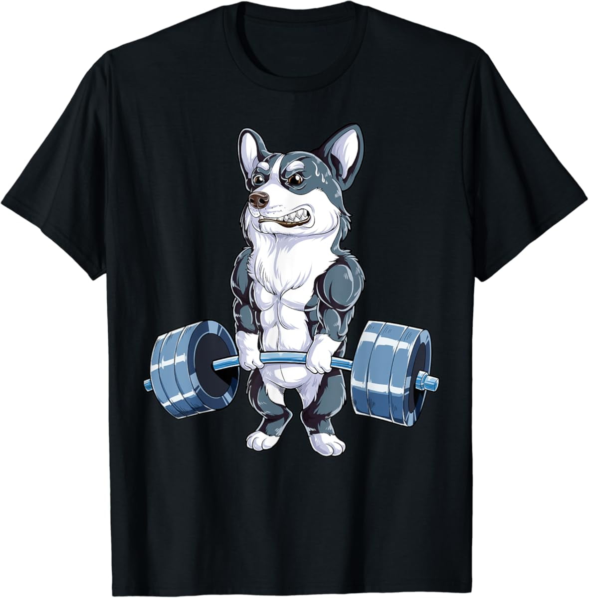 Fitzy Corgi Weightlifting Deadlift Men Fitness Gym Workout T-Shirt Full Size S-5XL - Walmart.com