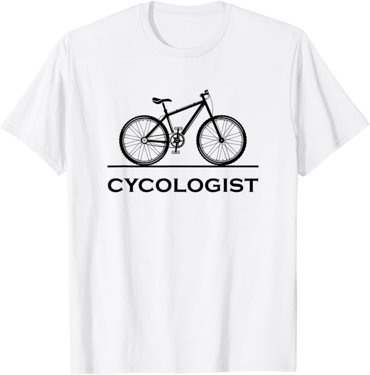 Fitzy Cycologist Shirt MTB Cycling Gift Bike Cycology T-Shirt Full Size ...